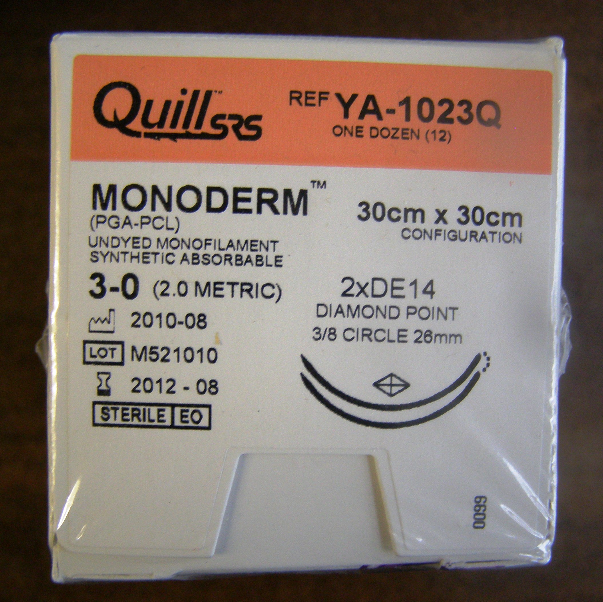 medsurplusonline -3-0 Monoderm Barbed Suture