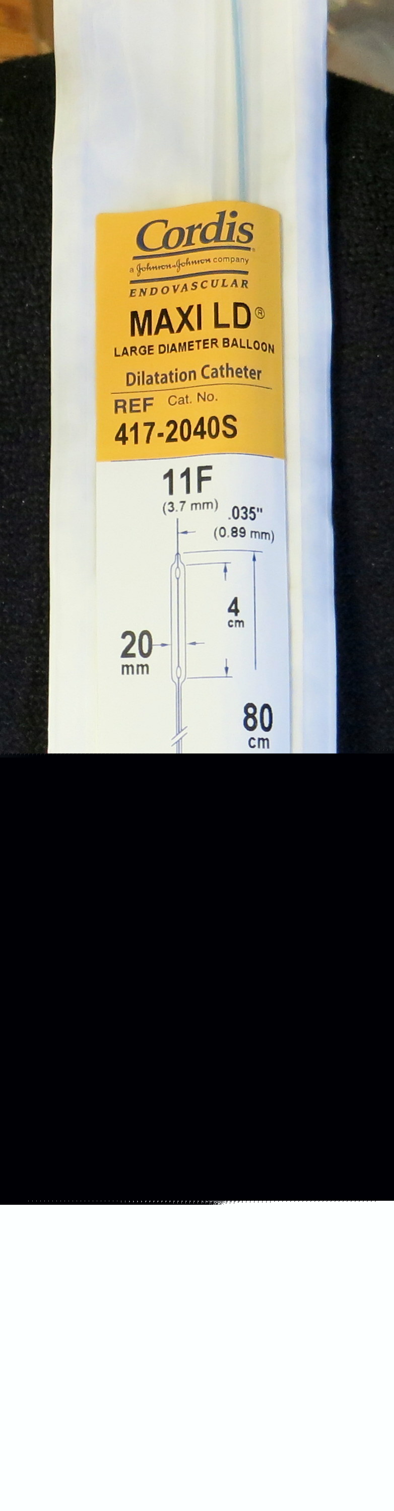 medsurplusonline -MAXI LD Large Diameter Balloon Dilatation Catheter