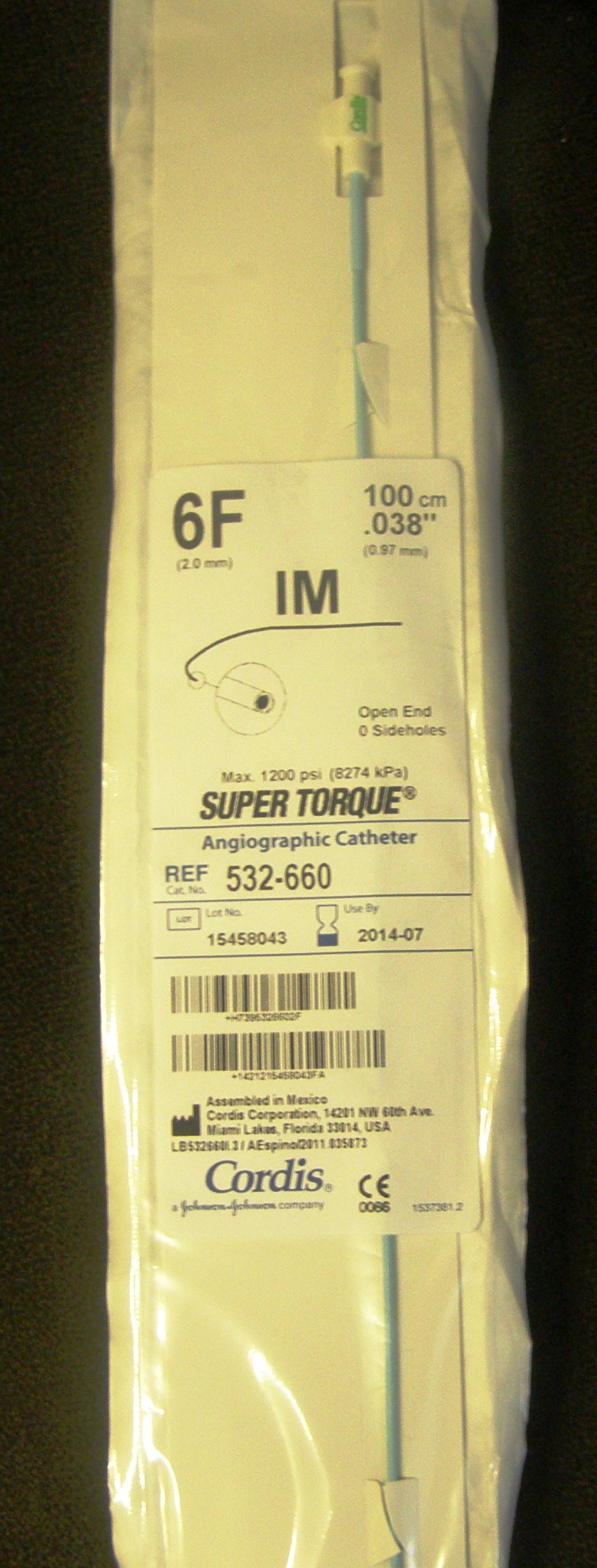 medsurplusonline -Super Torque Angiographic Catheter