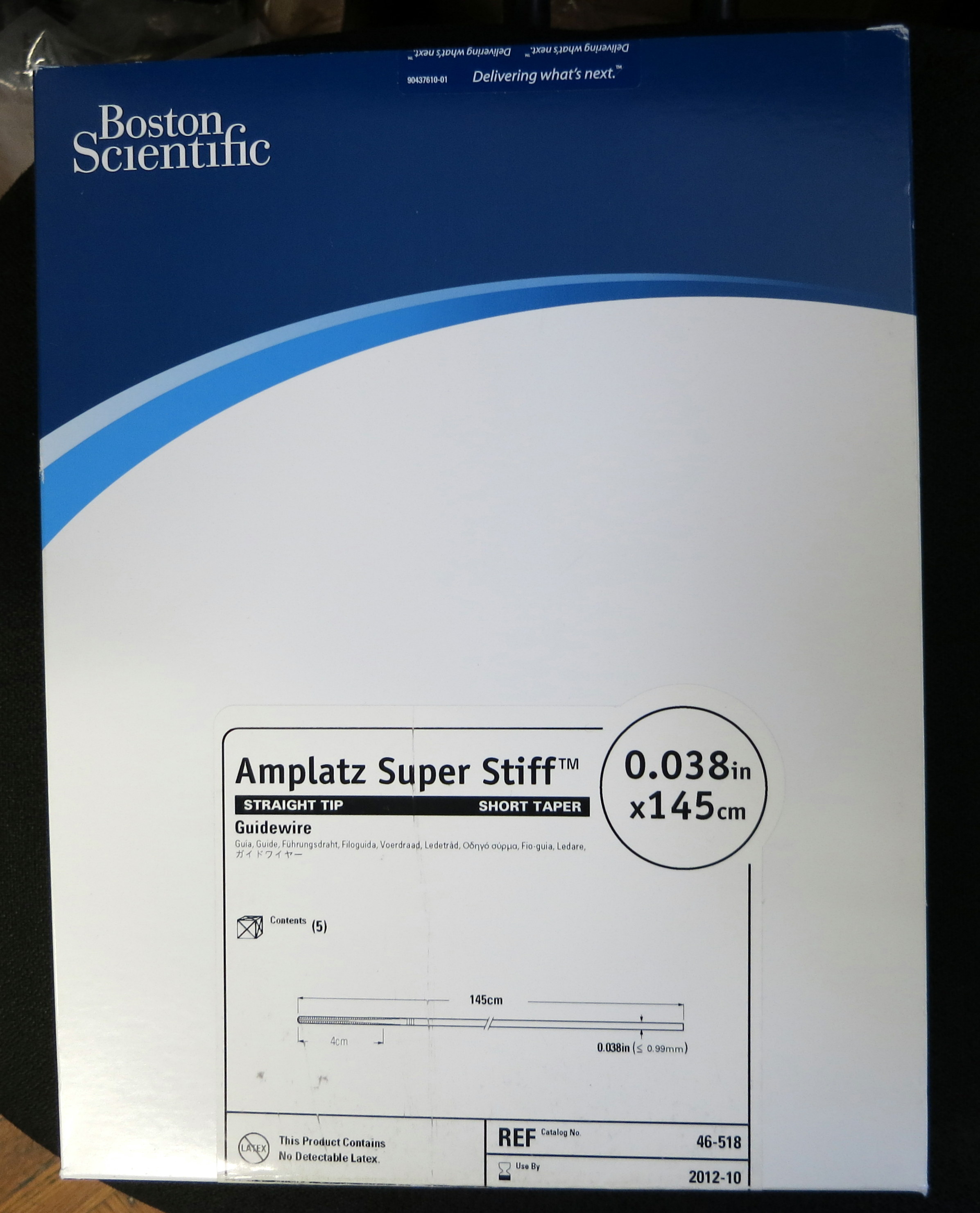medsurplusonline -Amplatz Super Stiff Guidewire