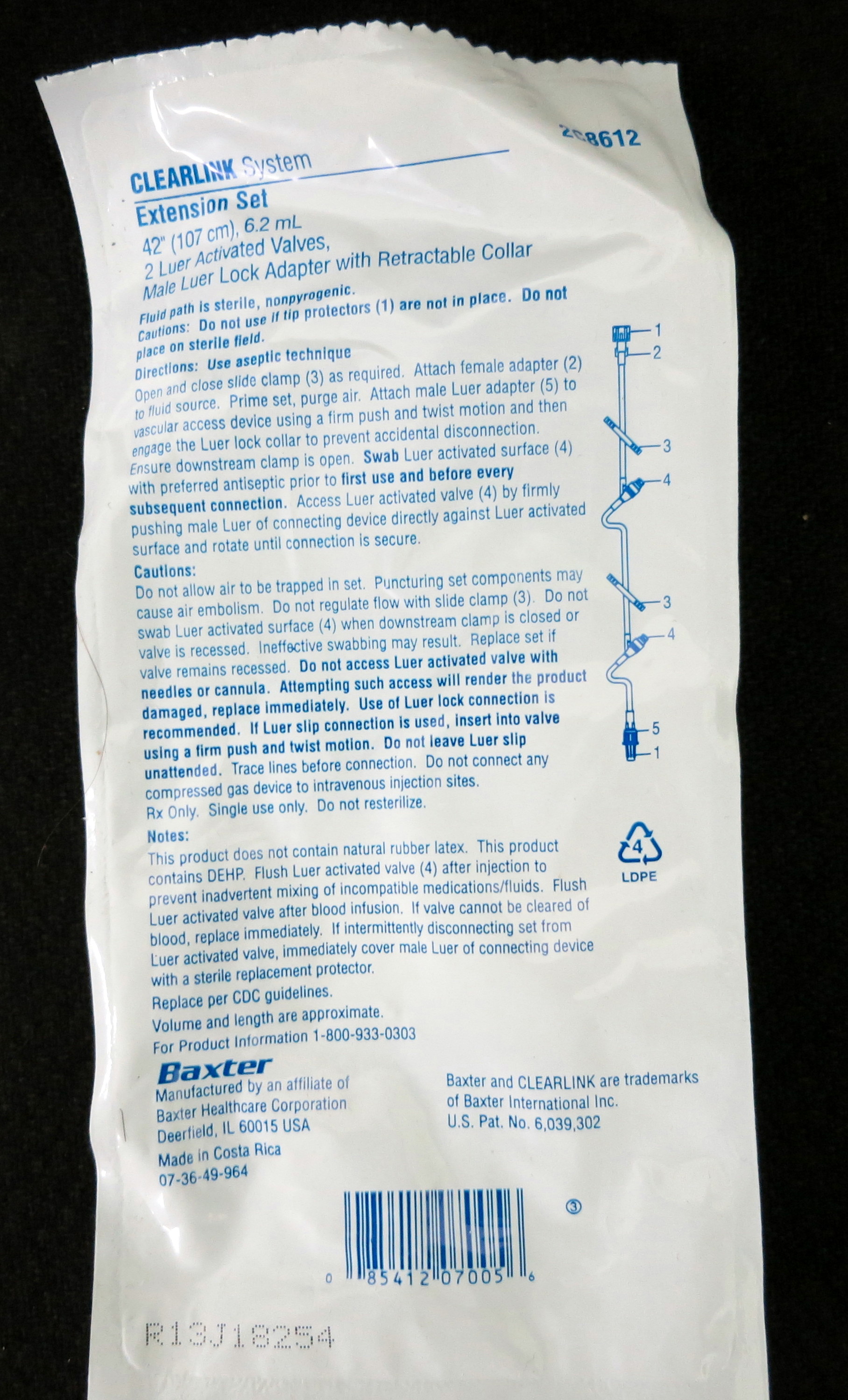 medsurplusonline -ClearLink System Extension Set